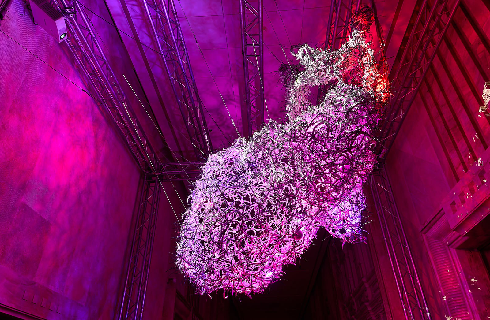 Media art installation “Heart of Ukraine” at the Menorah Center